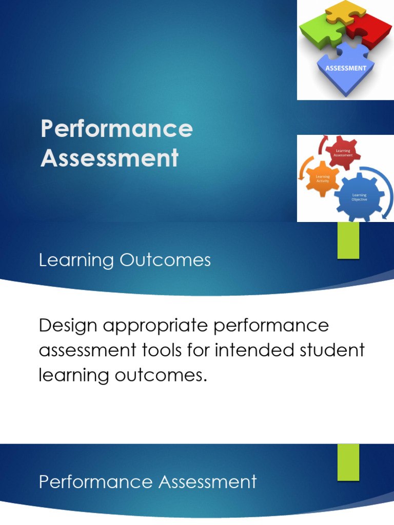 Designing Effective Performance Assessments | PDF | Educational ...