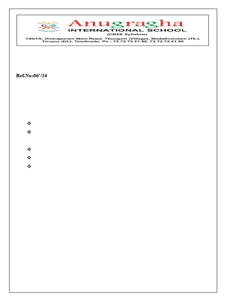 Leave circular | PDF