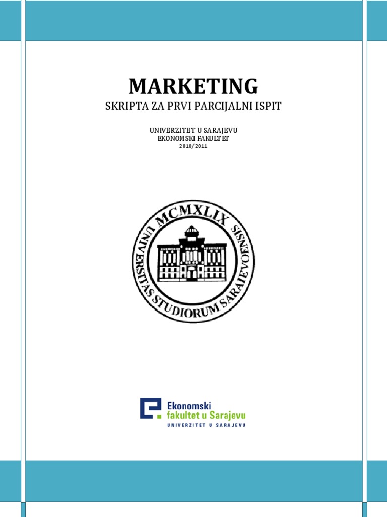 Marketing I Parcijala EFSA | PDF