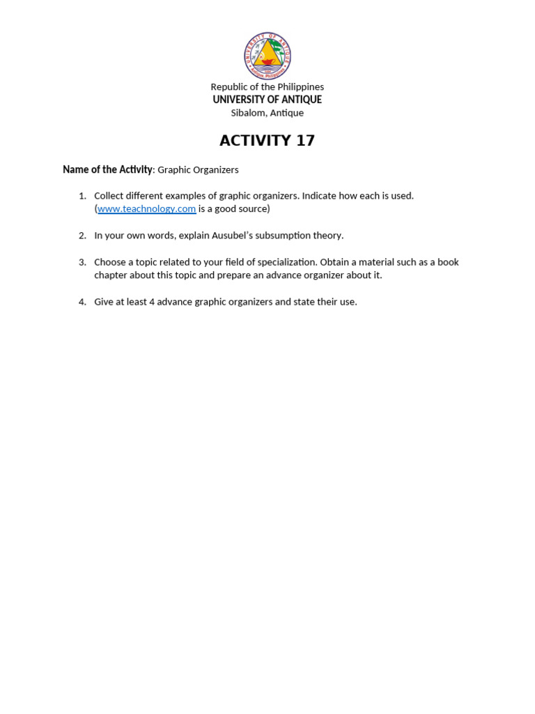 Activity 17 | PDF