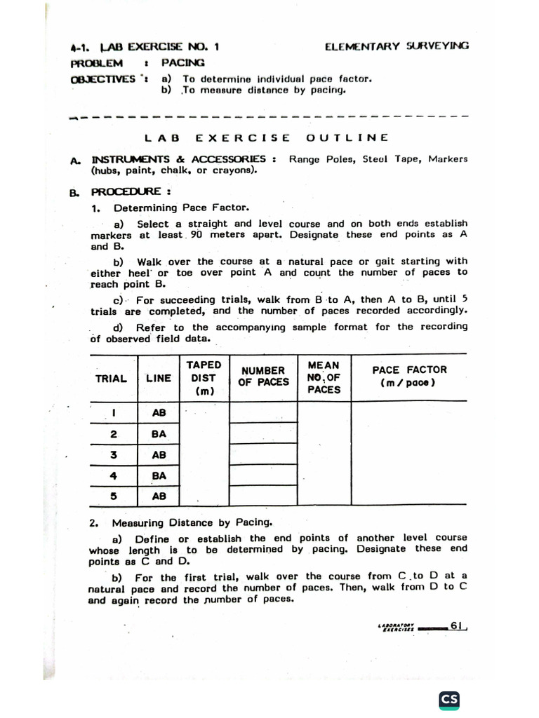 Surveying Lab | PDF