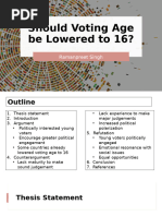 Global Voting Age Variations Explained | PDF | Reason | Elections