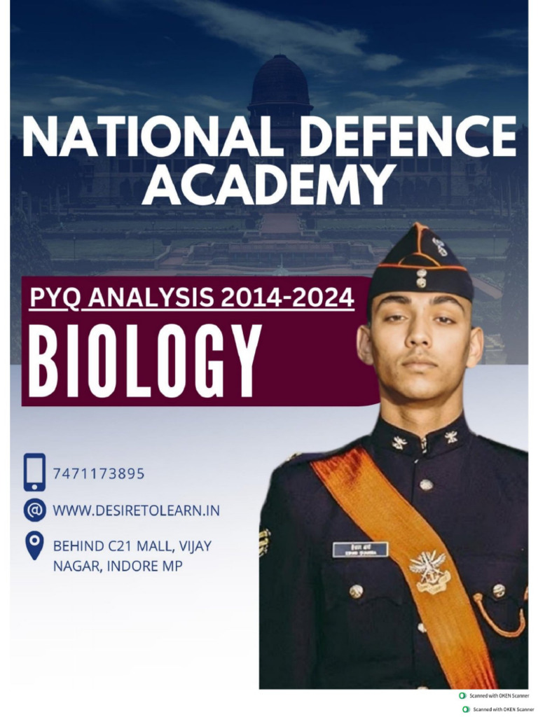 NDA - BIOLOGY - LAST 10 YEARS PYQs | PDF