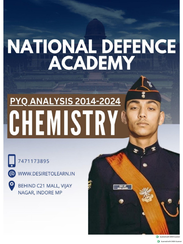 NDA - CHEMISTRY - LAST 10 YEARS PYQs | PDF