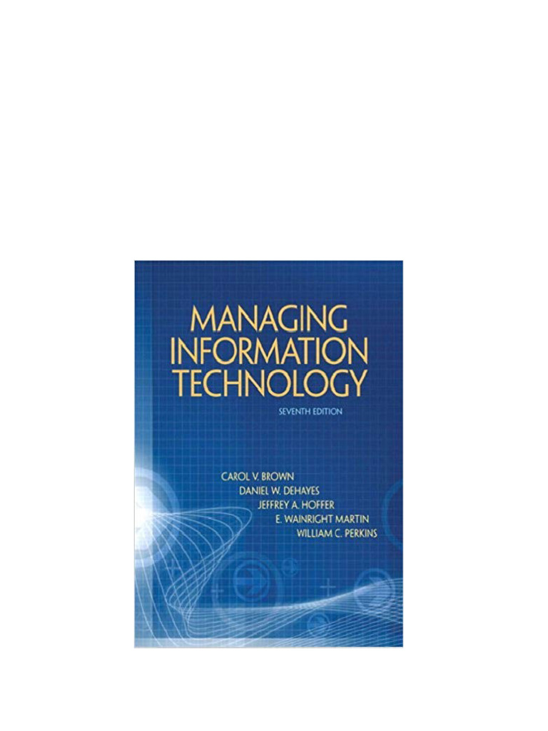 (Ebook PDF) Managing Information Technology: What Managers Need To Know 7th Editionpdf Download ...