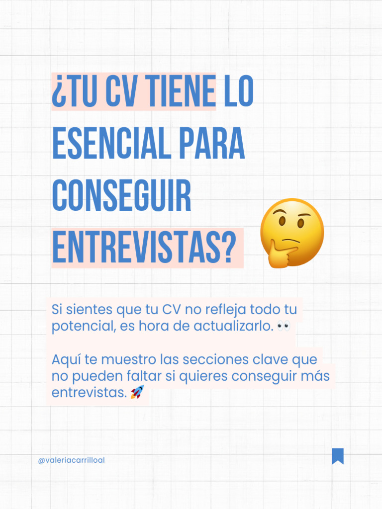 Estructura Clave de Un CV | PDF | Publicidad digital