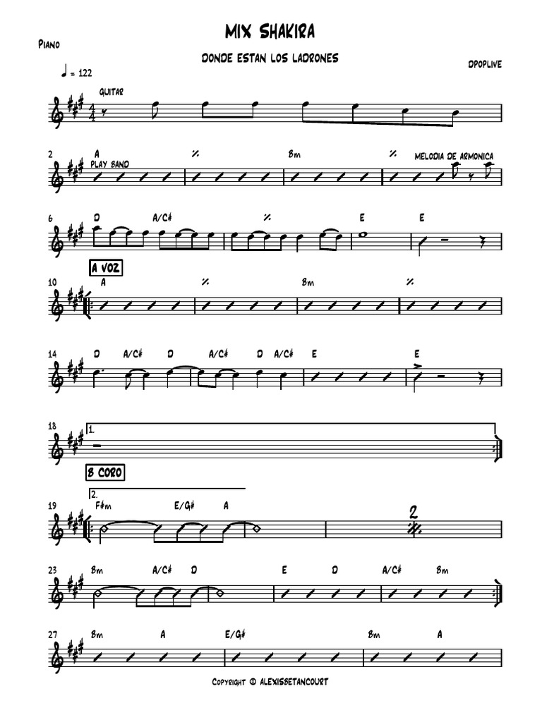 Mix Shakira | PDF