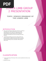 Terminology of Lower Limb Perforators | PDF | Vein | Foot