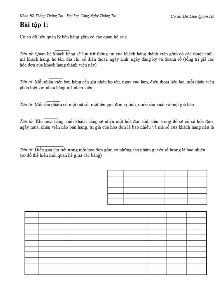 BaiTap_THCSDL_v2024-ver2 | PDF