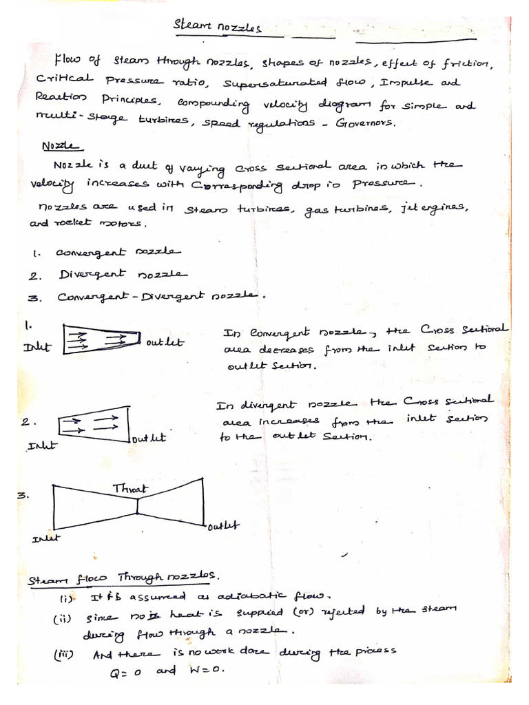 Steam Nozzles | PDF