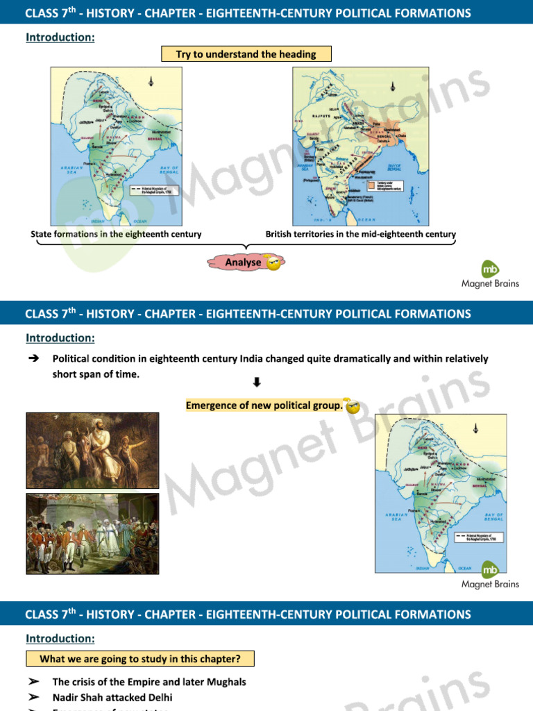 7th - Chapter 10 - Eighteenth Century Political Formations - History-2 ...