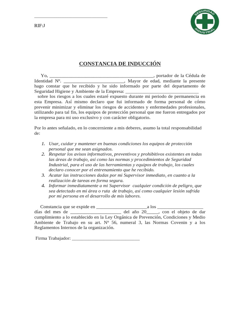 Formatos Sha | PDF | Seguridad y salud ocupacional