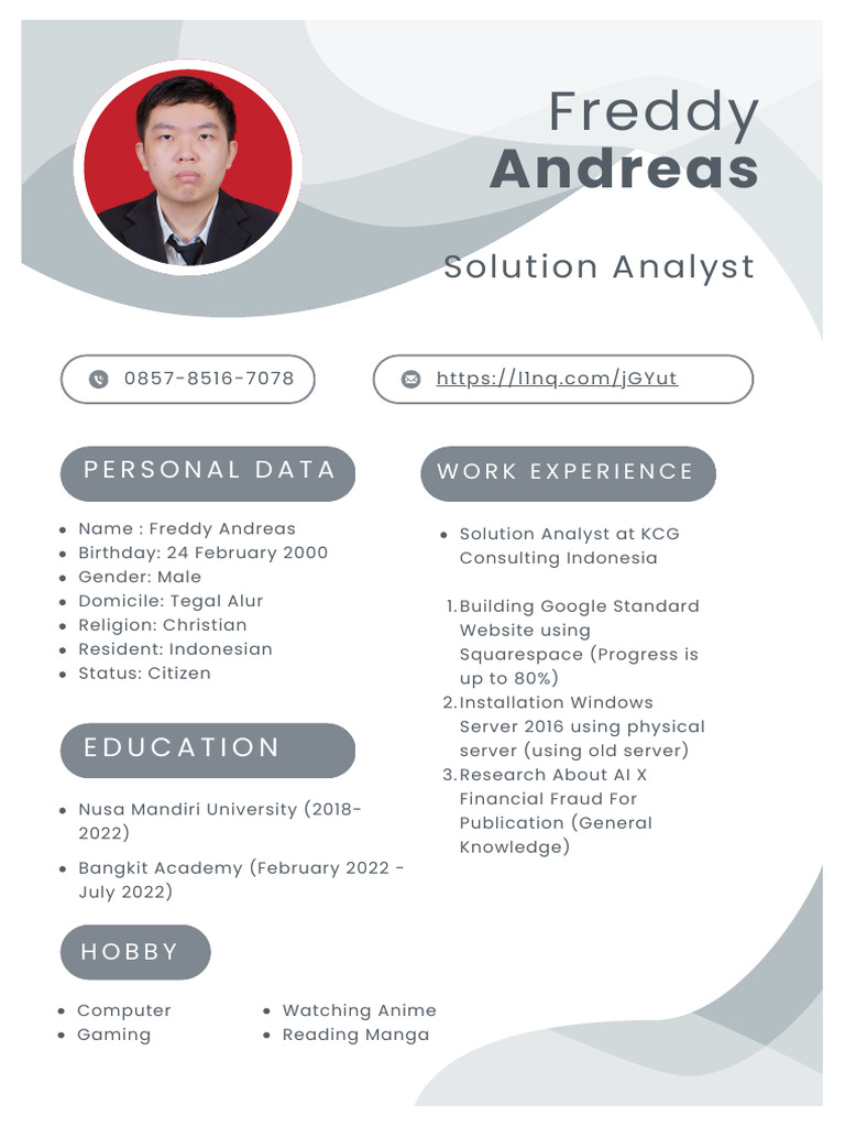 CV_Freddy Andreas_2025 | PDF