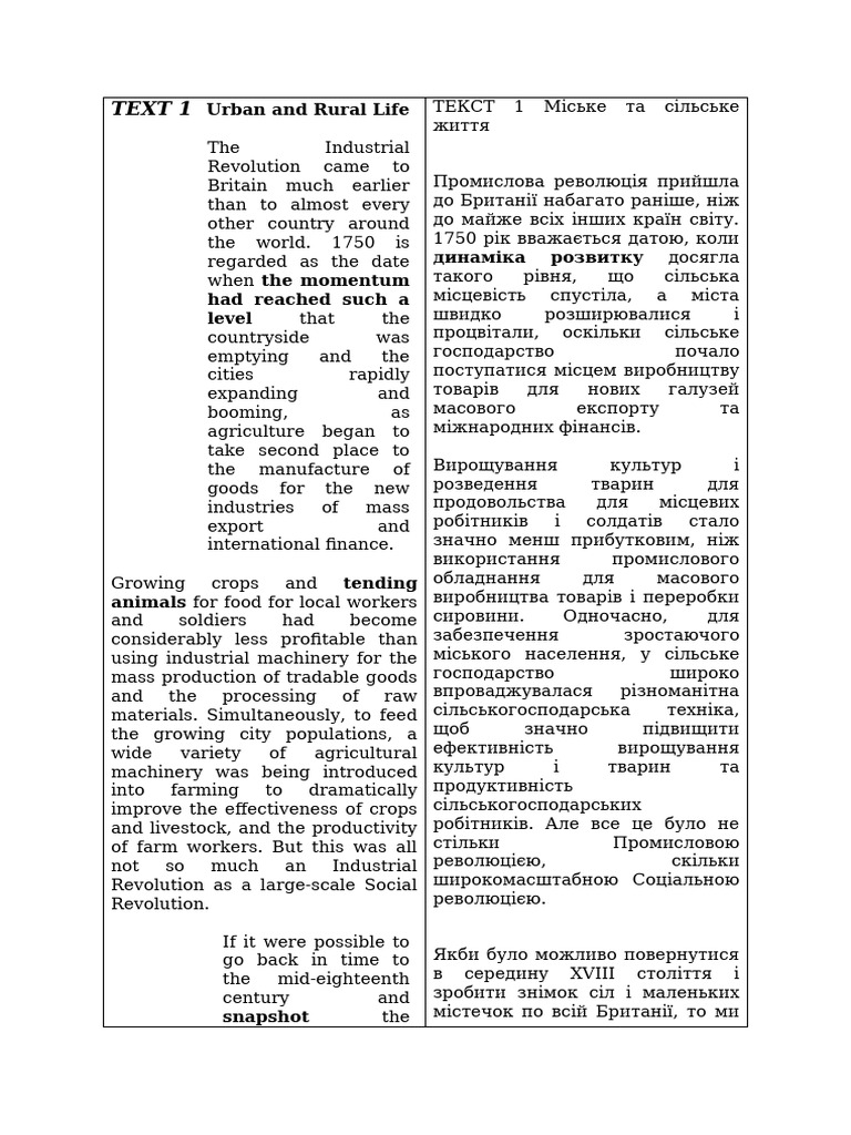 English Translation Text 1, Vozna | PDF