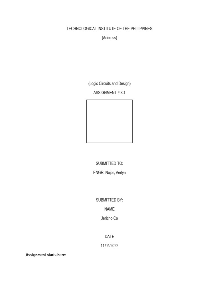 Co Assignment 3.1 | PDF