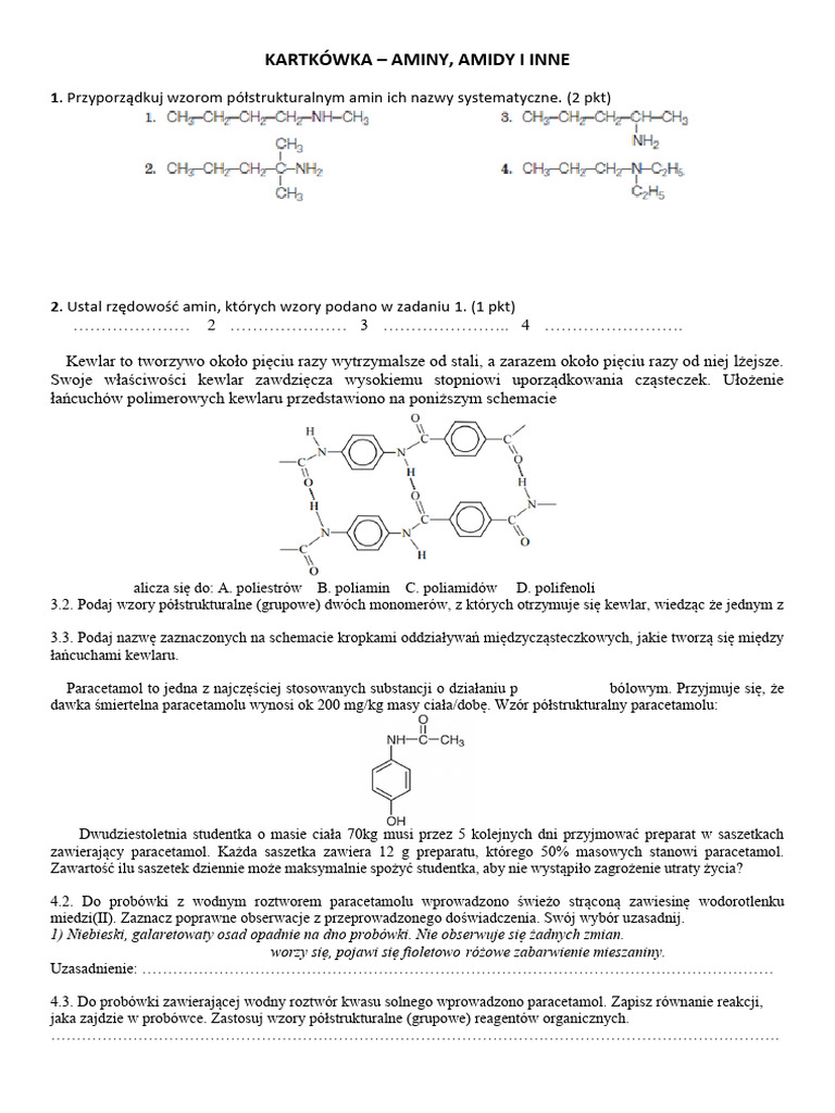 Kartk Aminy Amidy 2021 | PDF