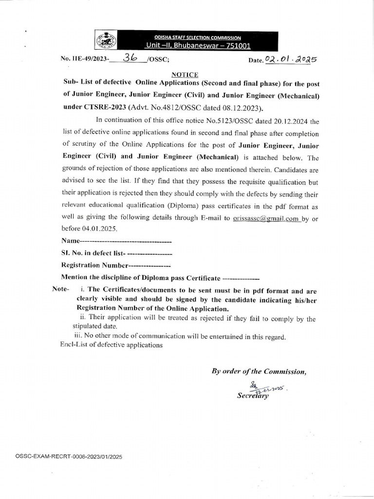 Notice No.-36 - 0001 | PDF