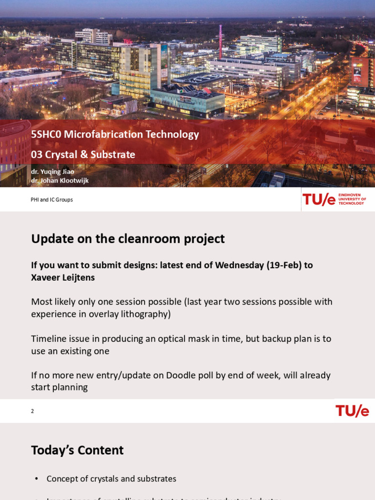 03 Crystal & Substrate 2025 | PDF | Crystal Structure | Wafer (Electronics)