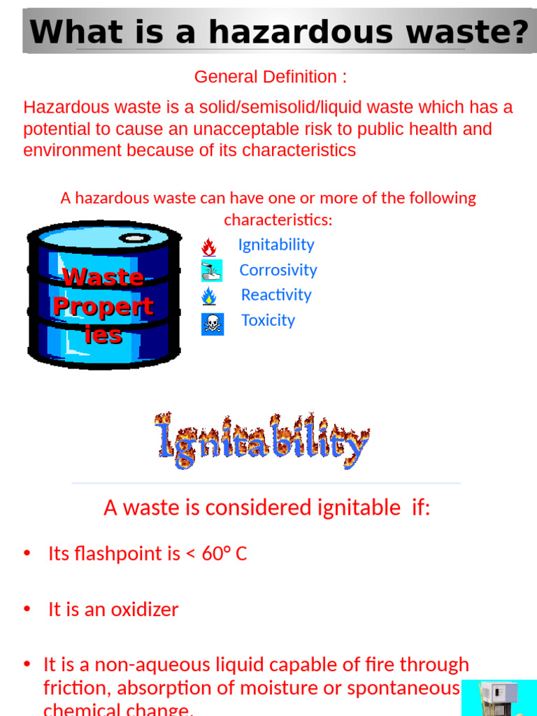 Understanding Hazardous Waste Characteristics | PDF