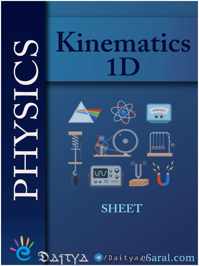 Practice Sheet Kinematics 1D V2.1 | PDF