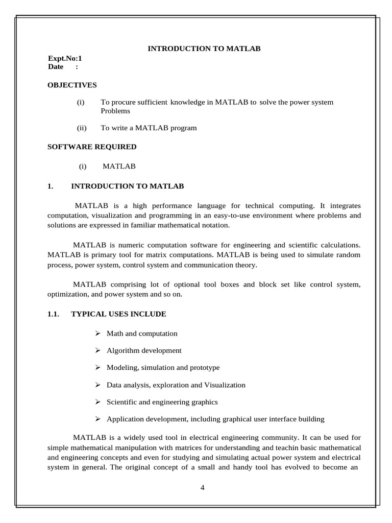 Activity 1 - Maghari Intro To MATLAB | PDF | Matlab | Matrix (Mathematics)