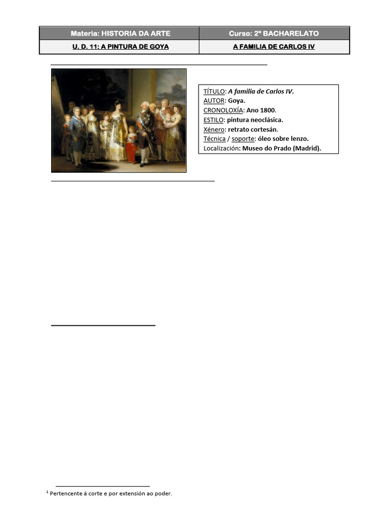 68 A Familia de Carlos Iv - Goya | PDF