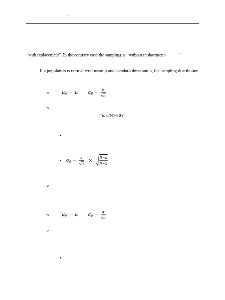 Section 4 | PDF | Standard Error | Normal Distribution