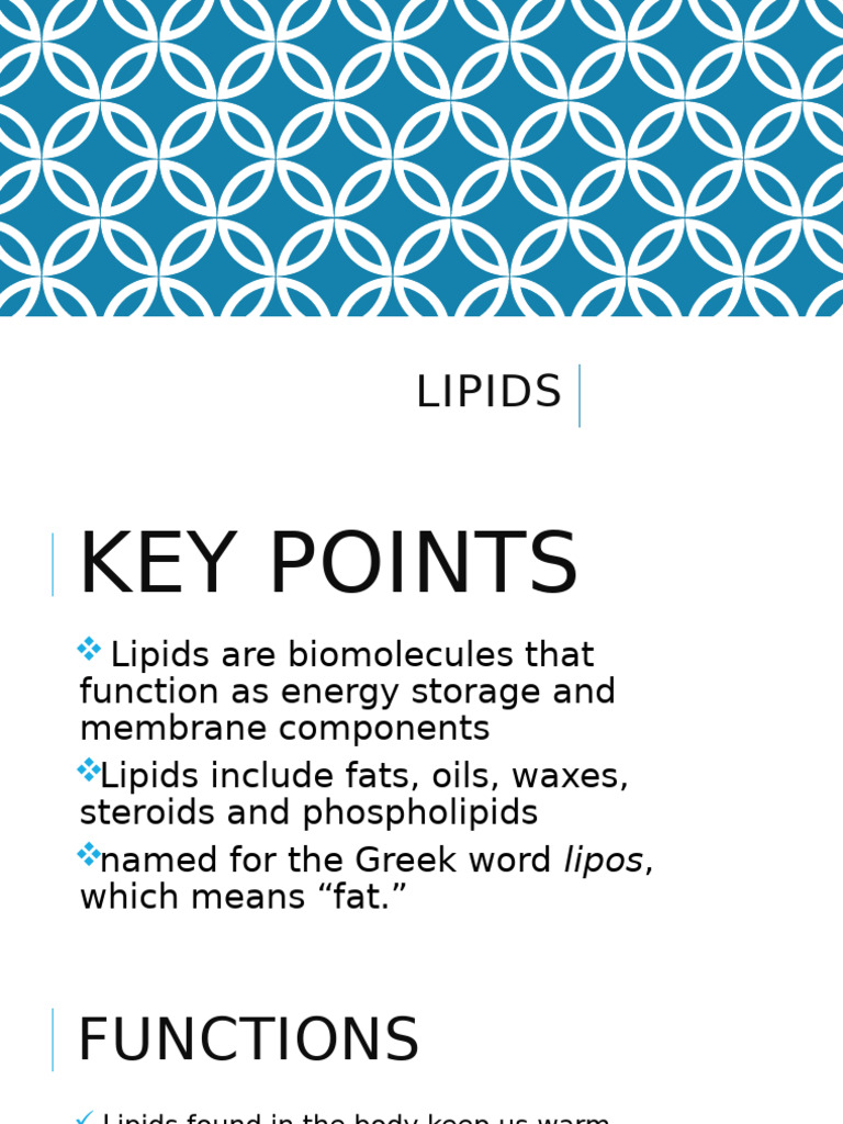 Biomolecule Lipids | PDF