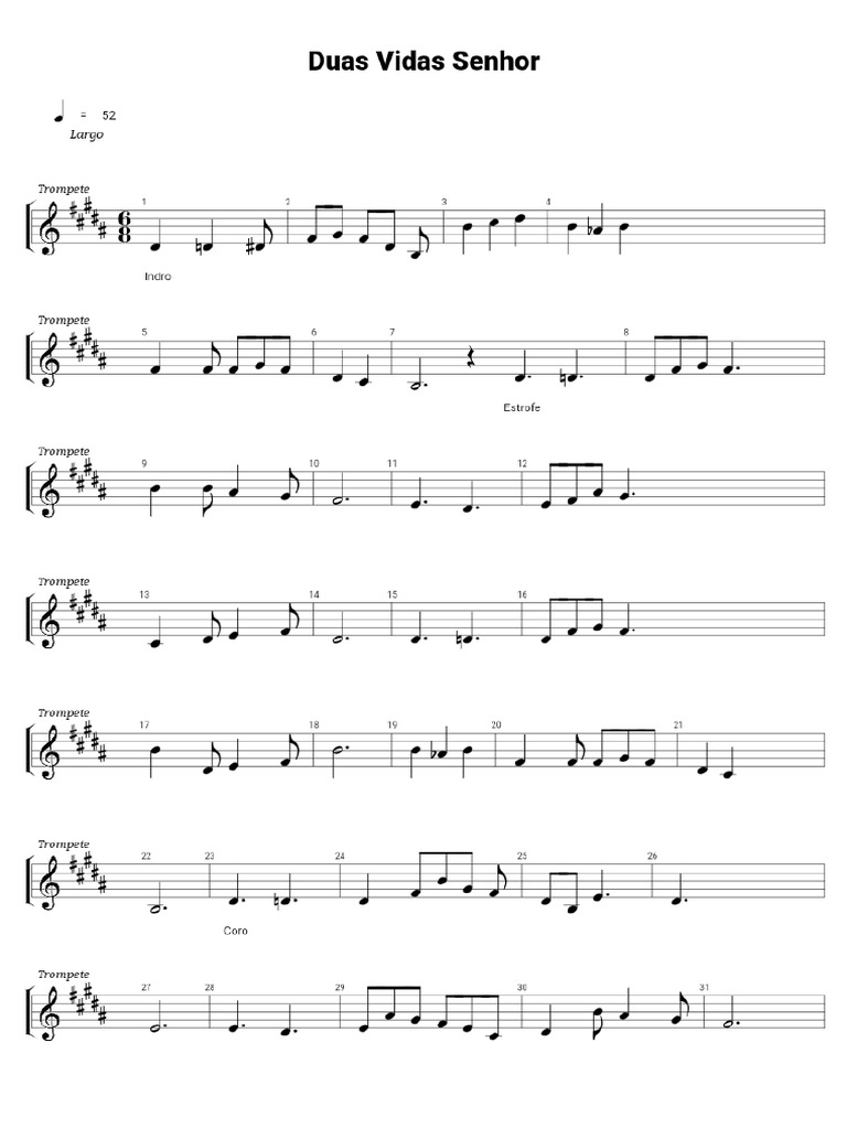 DuasVidasSenhorTrompete 20250112 145620 | PDF