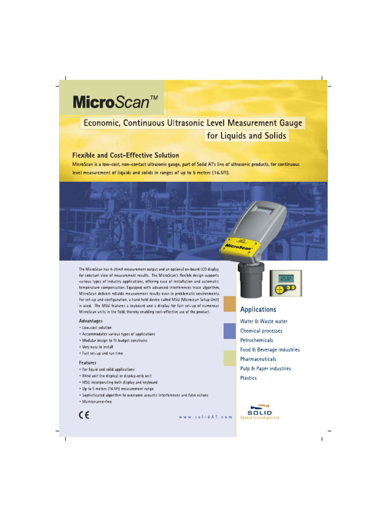 Microscan Brochure | PDF