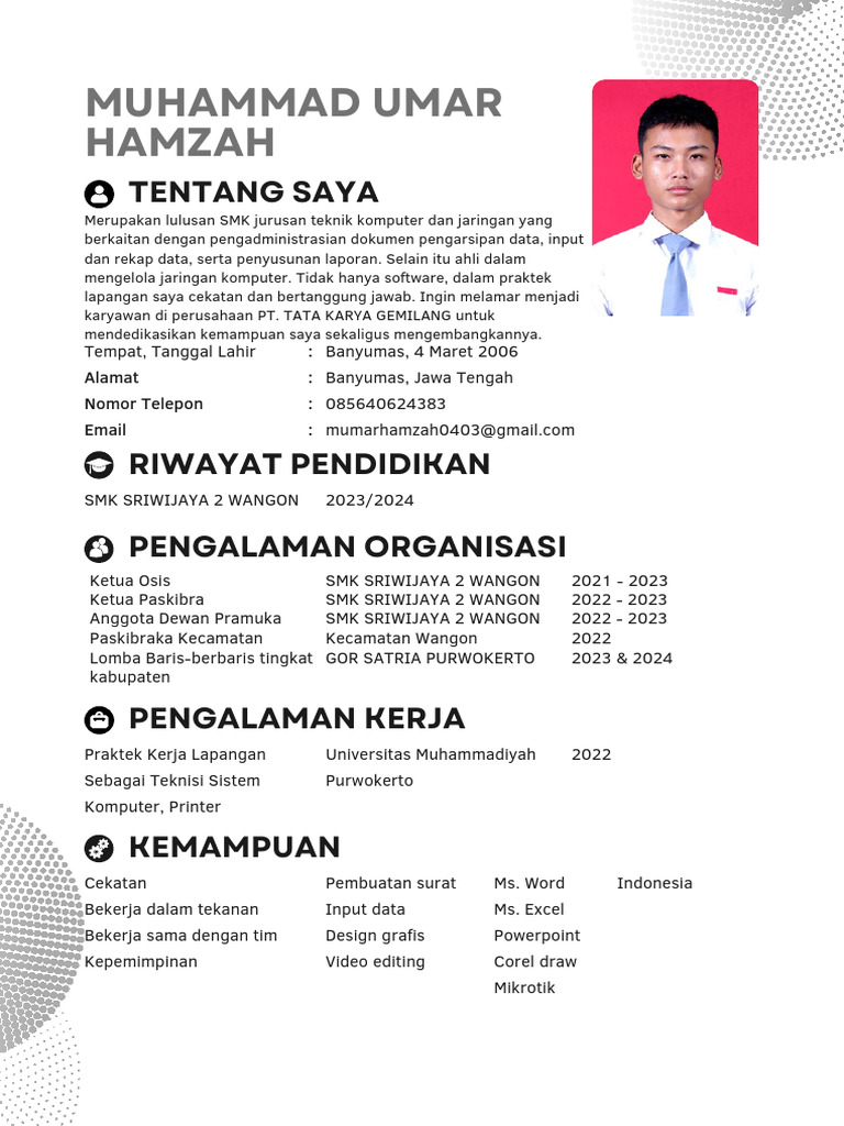 Putih Dan Abu-Abu Abstrak Moderen Riwayat Hidup - 20240525 - 095910 - 0000 | PDF