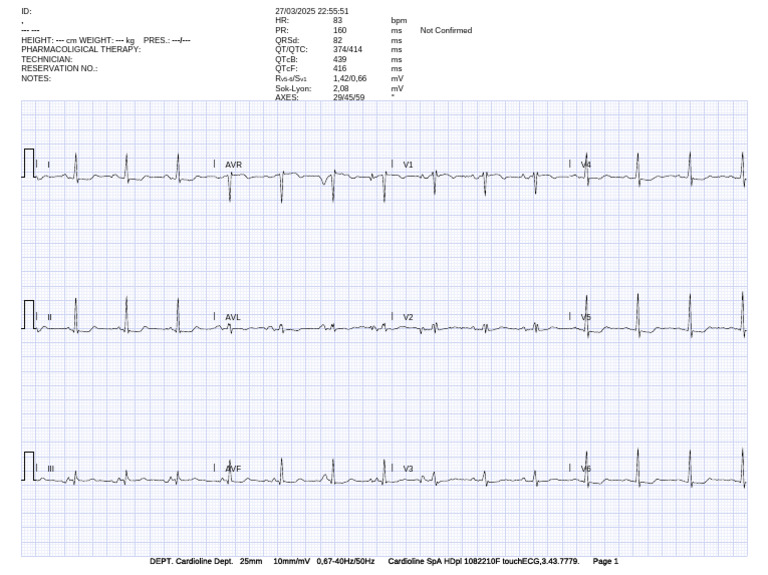 ECG Measurement Units Overview | PDF