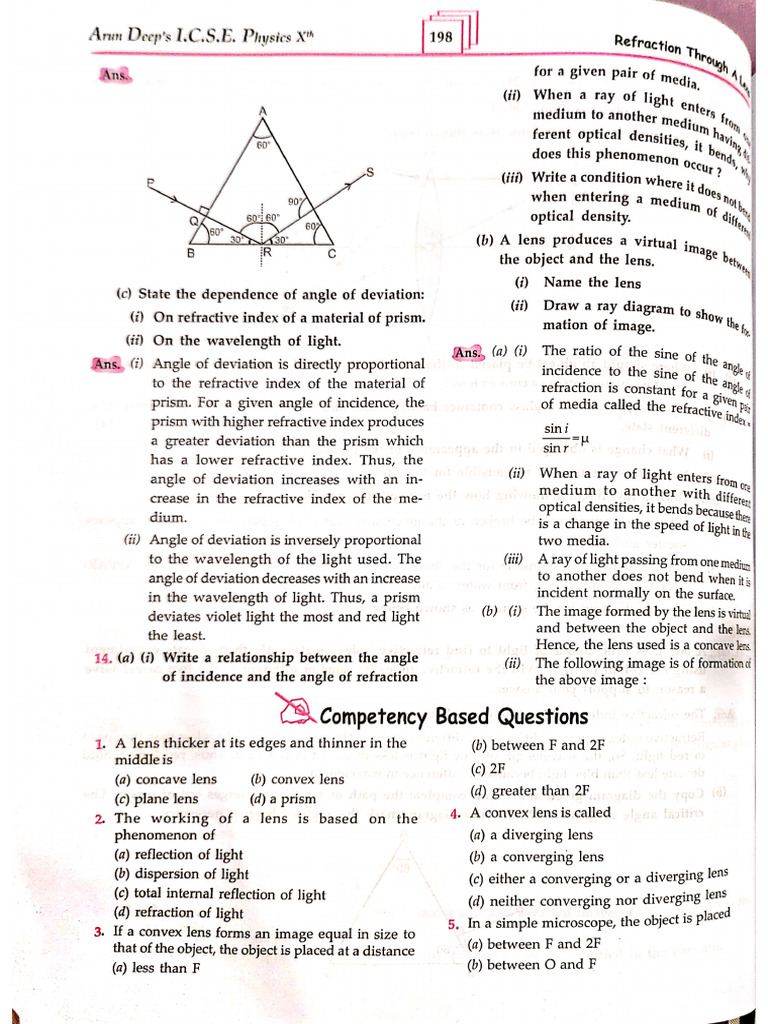10th phy chap 5 Competency based questions | PDF
