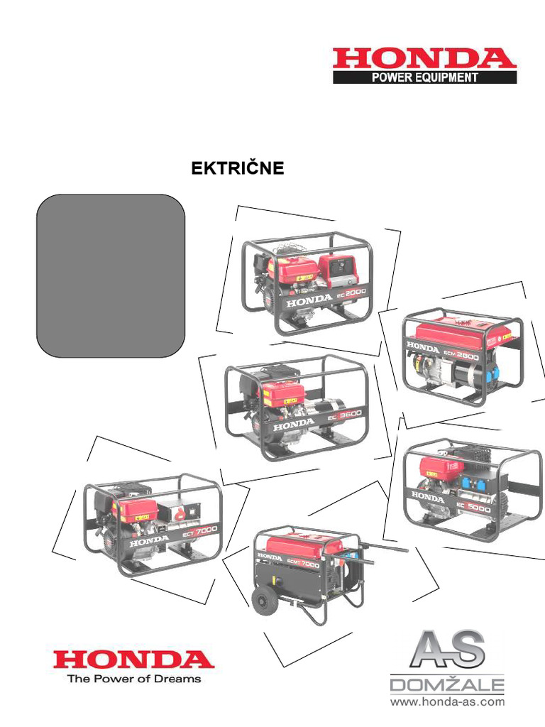 Honda EC 5000 Generator | PDF