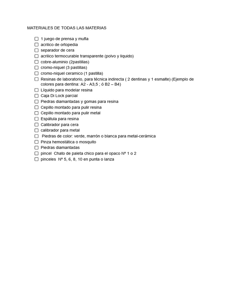 Materiales de Todas Las Materias | PDF