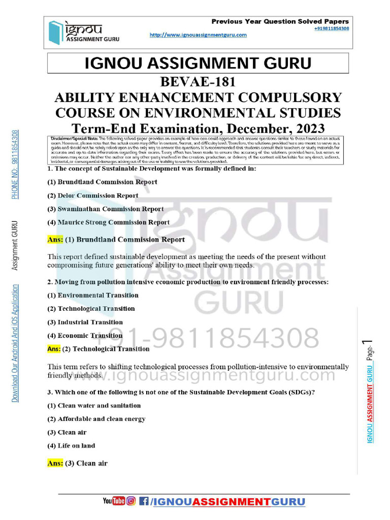 BEVAE-181-EM-DEC-2023-TEE-IGNOUAssignmentGuru_GURUji-oy9c7j | PDF