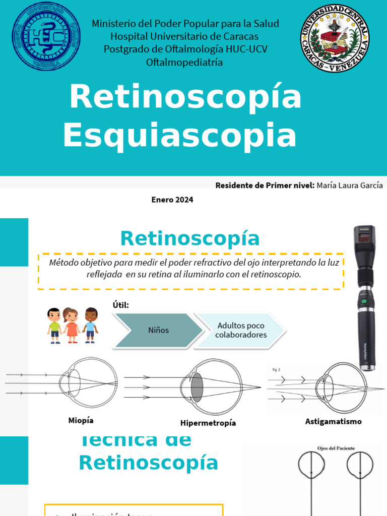 Retinoscopia - Ciloplejicos | PDF | Miopía | Lentes