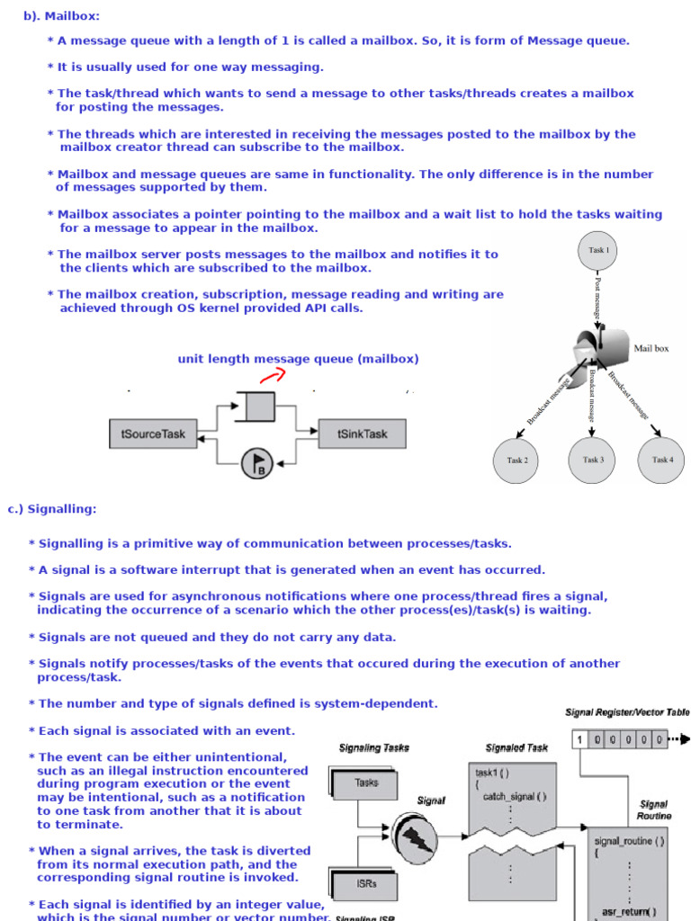 Lecture25 Mailbox Signalling | PDF | Concurrency (Computer Science) | Computing