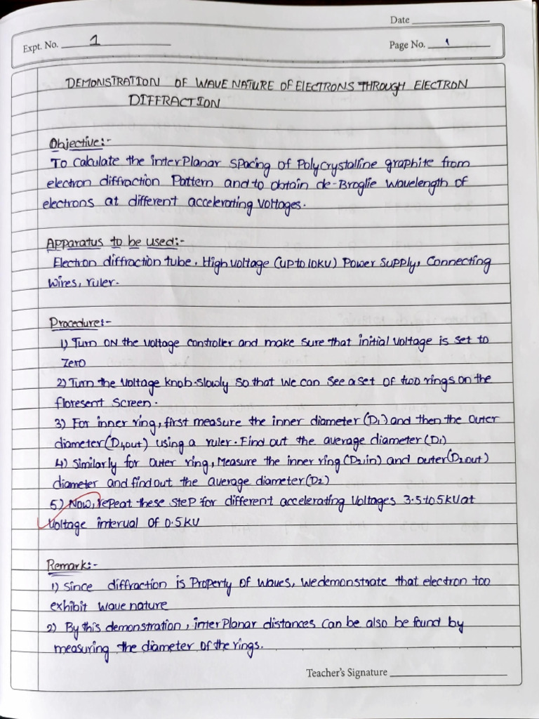 Engineering Physics Lab 1 | PDF