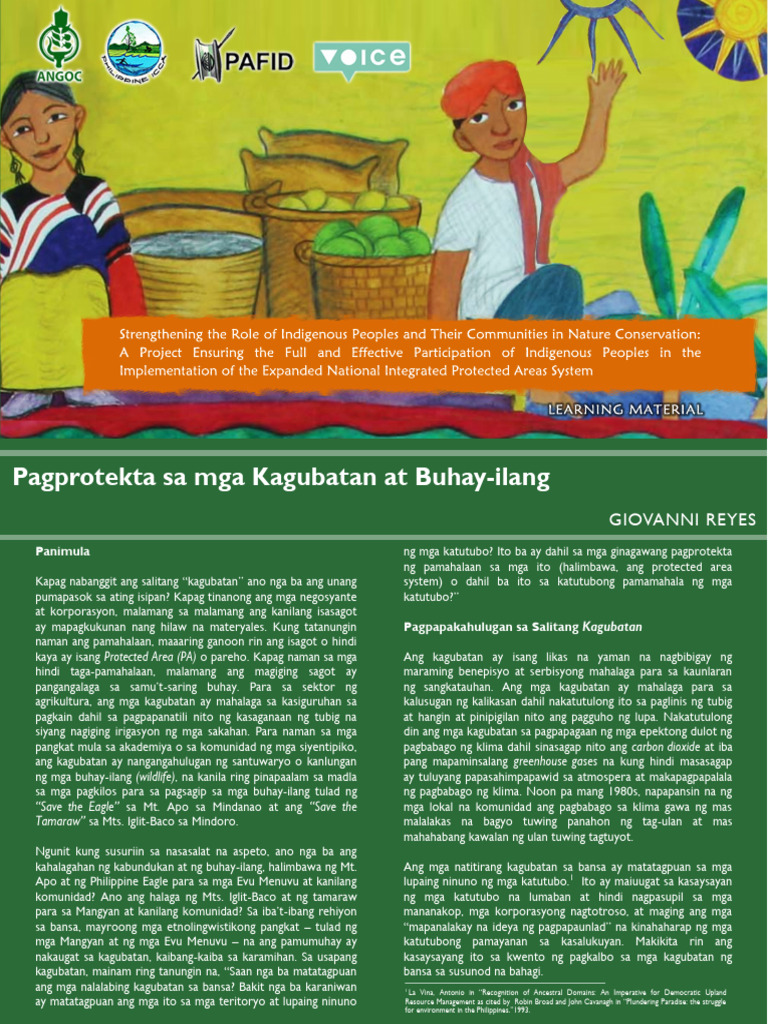 Wildlife Forest Tagalog Final | PDF