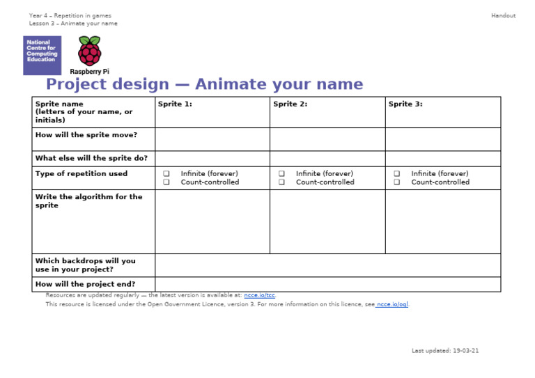 A1 Worksheet Design Template | PDF
