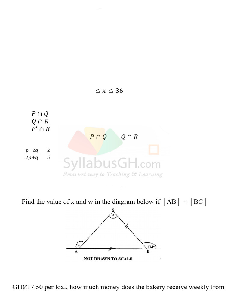 2025 Mock Maths Exam Questions | PDF | Mode (Statistics) | Mathematics