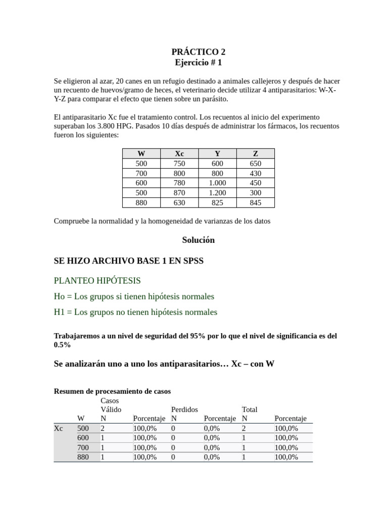 Práctico 2 Terminado | PDF | Análisis de variación | Desviación Estándar