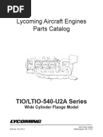 Lycoming O-540 and IO-540 Engine Specs | PDF | Engines | Cylinder (Engine)