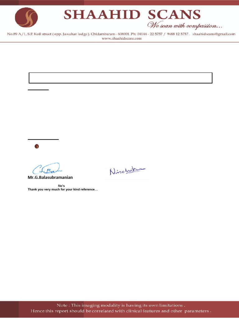 PNS X-Ray Report: No Abnormalities Found | PDF
