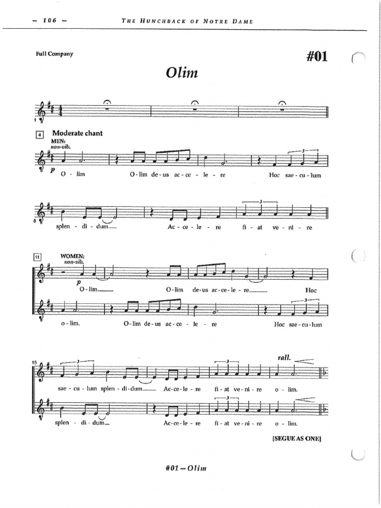 Hunchback Libretto | PDF