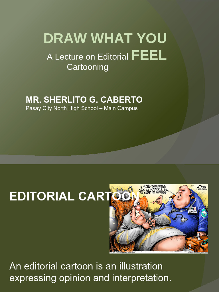 Editorial Cartooning Techniques Explained | PDF