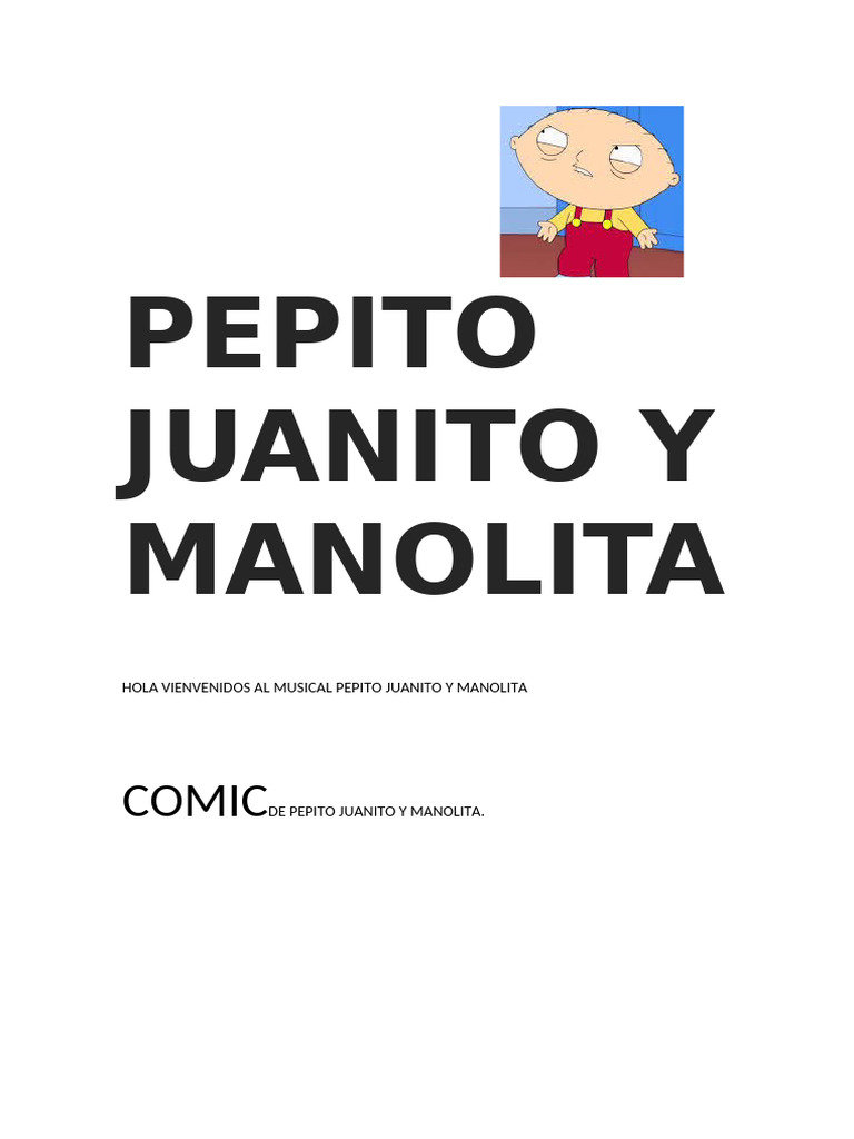 Pepito Juanito y Manolita | PDF