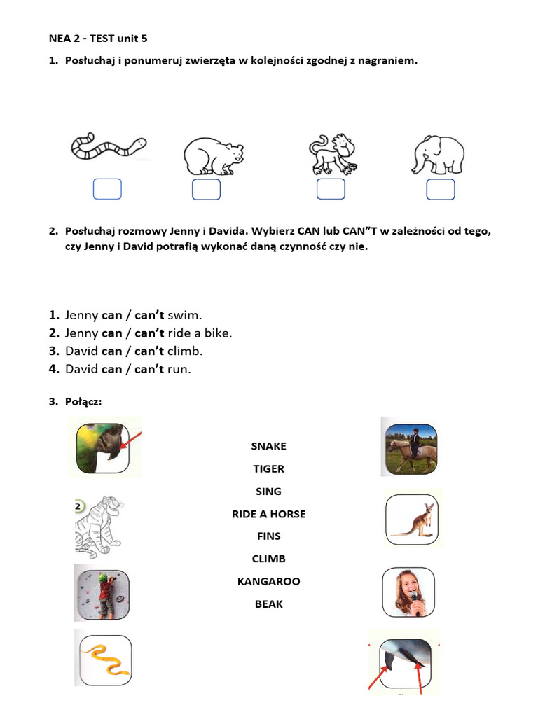 NEA 2 Test Unit 5 | PDF