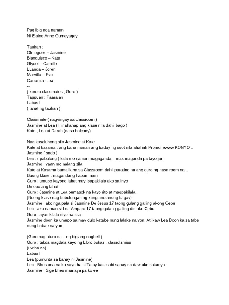 Pag-ibig Nga Naman | PDF